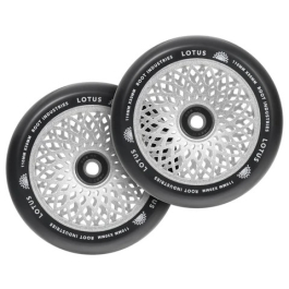 ROOT INDUSTRIES Lotus Wheels 120mm x 30mm (24mm Center) - BLACK/CHROME ...