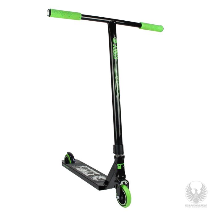 PHOENIX FORCE PRO SCOOTER BLACK/GREEN - scooterPRO